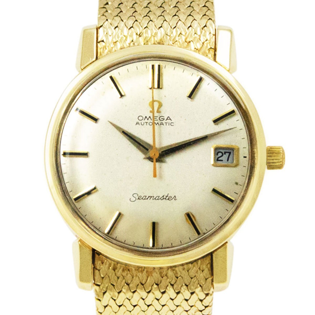 Buy Vintage Omega Seamaster Automatic 9ct Gold Watch - The Luxury Hut