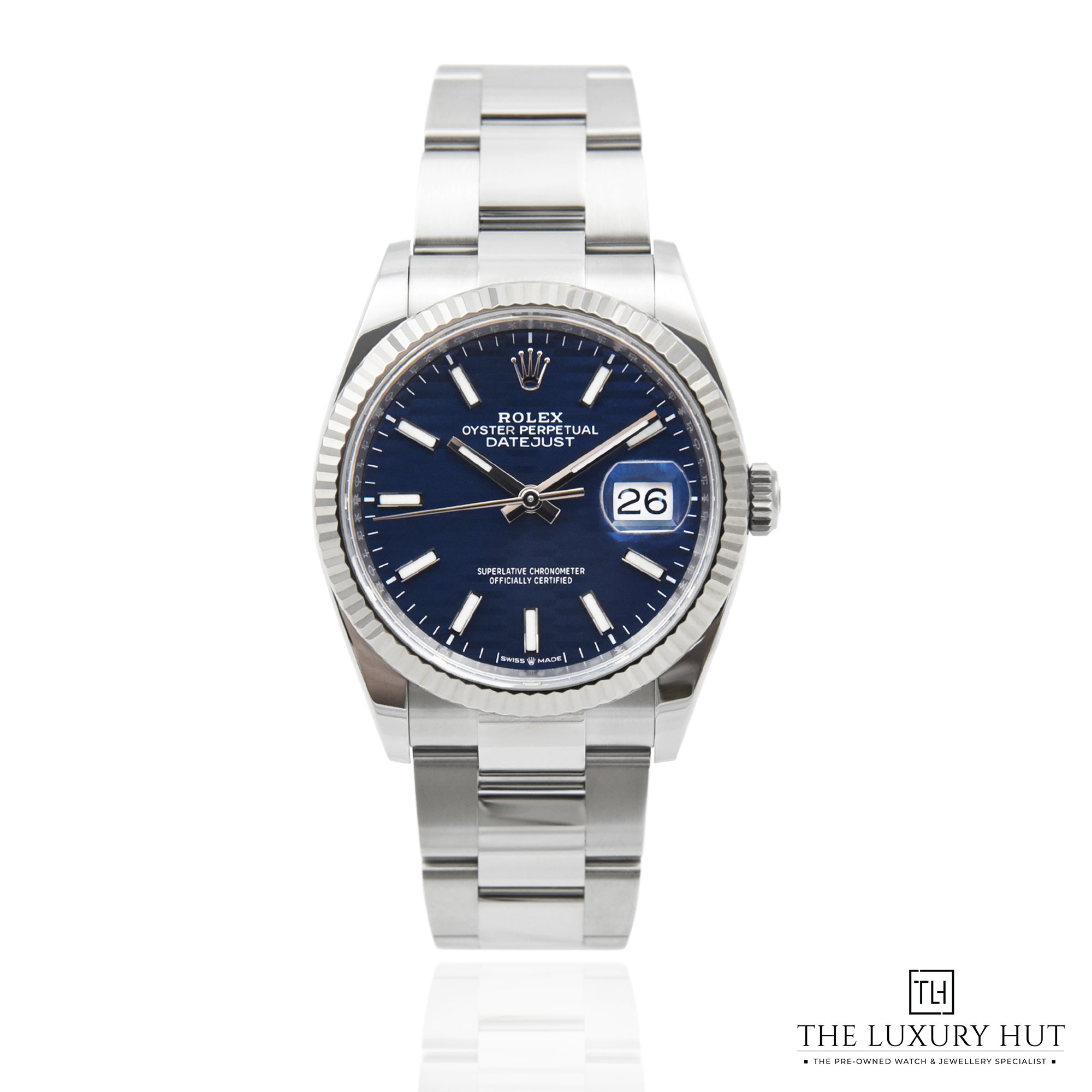 Buy Rolex Datejust 36mm Blue Dial Ref: 126234 - Shop The Luxury Hut