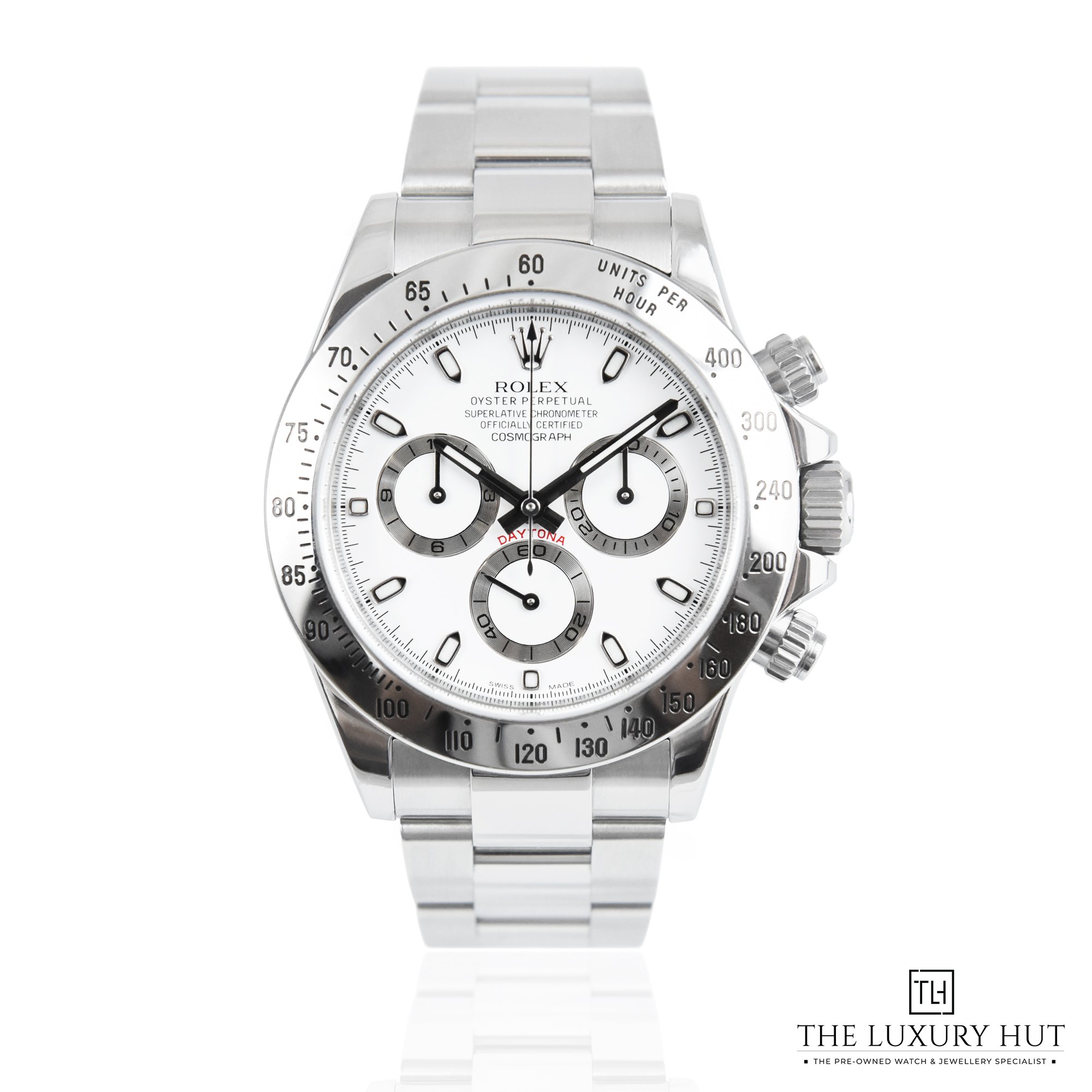 Buy Rolex Daytona White ‘APH’ Dial Ref: 116520 - Shop The Luxury Hut