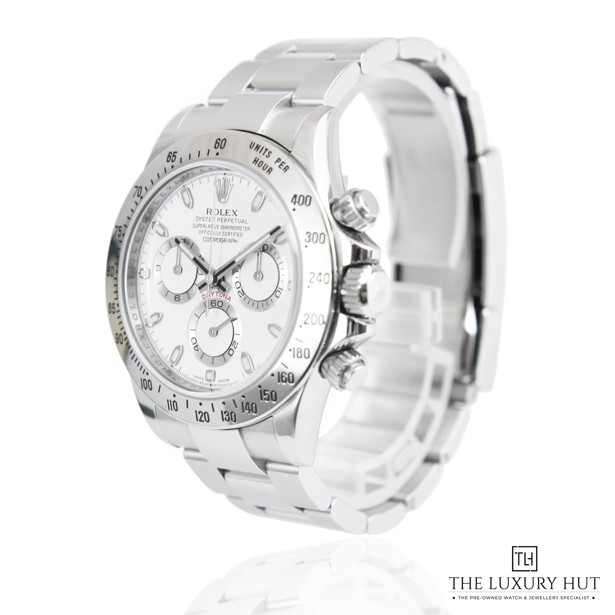 Buy Rolex Daytona White ‘APH’ Dial Ref: 116520 - Shop The Luxury Hut