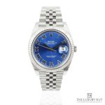Buy Rolex Datejust 41 Rare Azzurro Blue Dial Ref: 126334