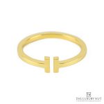 Buy Tiffany 18ct Yellow Gold T Square Bracelet