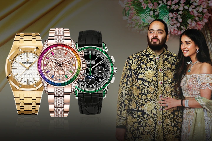 Check Out The Insane Luxury Watches Worn at Anant Ambani Wedding